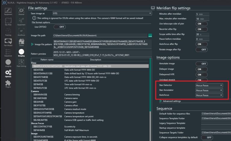 Learning NINA – Gemini Focuser Autofocus Configuration – The Suffolk Sky